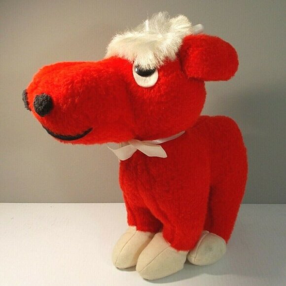 Animal Fair | Toys | Vintage Red Cow Calf Bull Plush Stuffed Toy Animal ...